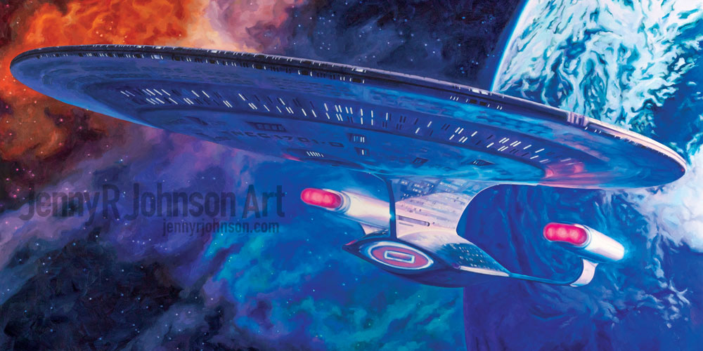 "Make It So" Giclee Canvas Print – jennyrjohnsonart